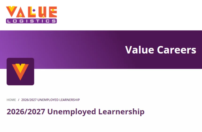Value Group 2026/2027 Unemployed Learnership Programme